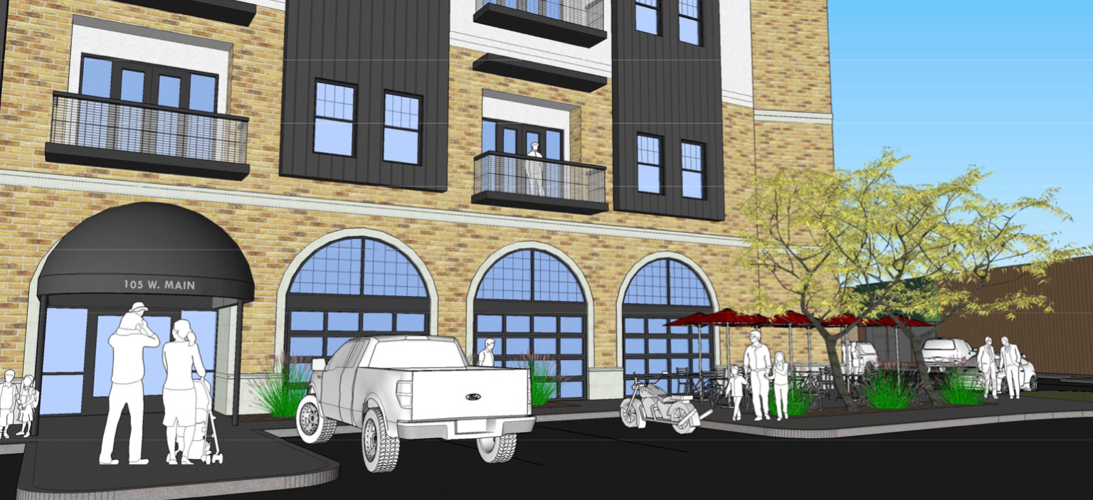 Main Street Jenks Mixed Use Project - For Lease - Paine & Associates